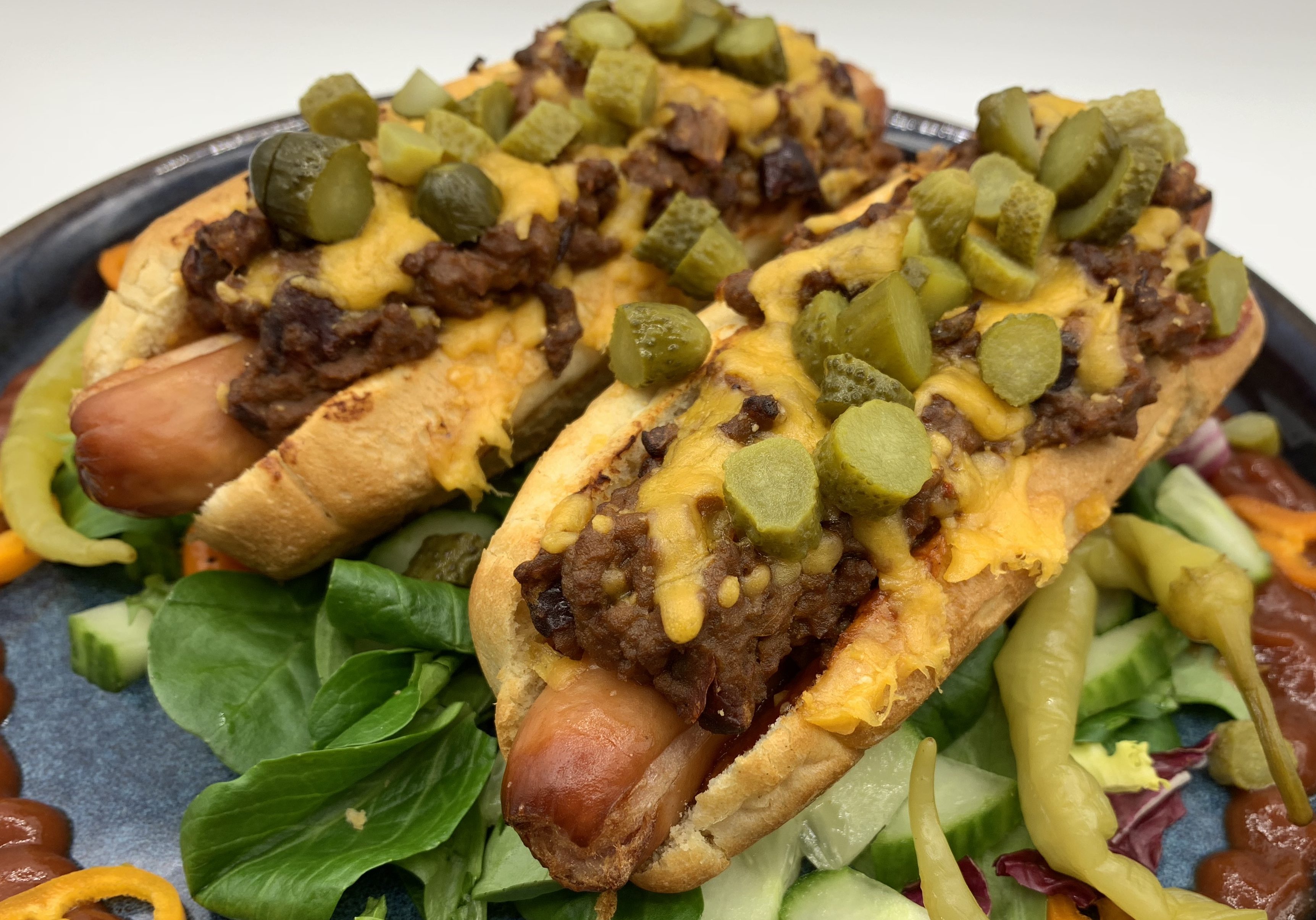 Chili con carne dogs - Airfryeropskrifter.dk